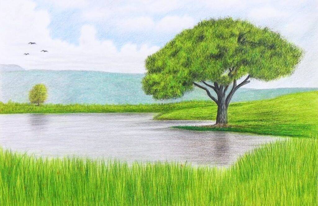The Natural Beauty of Easy Landscape Drawings - Abirpothi