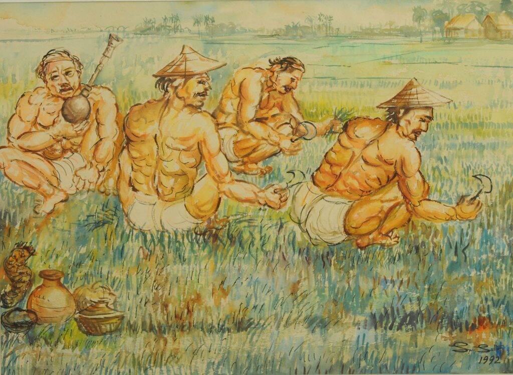 SM Sultan: The Bangladeshi Artist Who Captured Peasants With Exaggerated Muscles